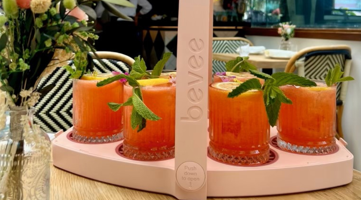 Bevee Reusable 6-Drink Carrier - Santé.Food.Wine.Spirits.